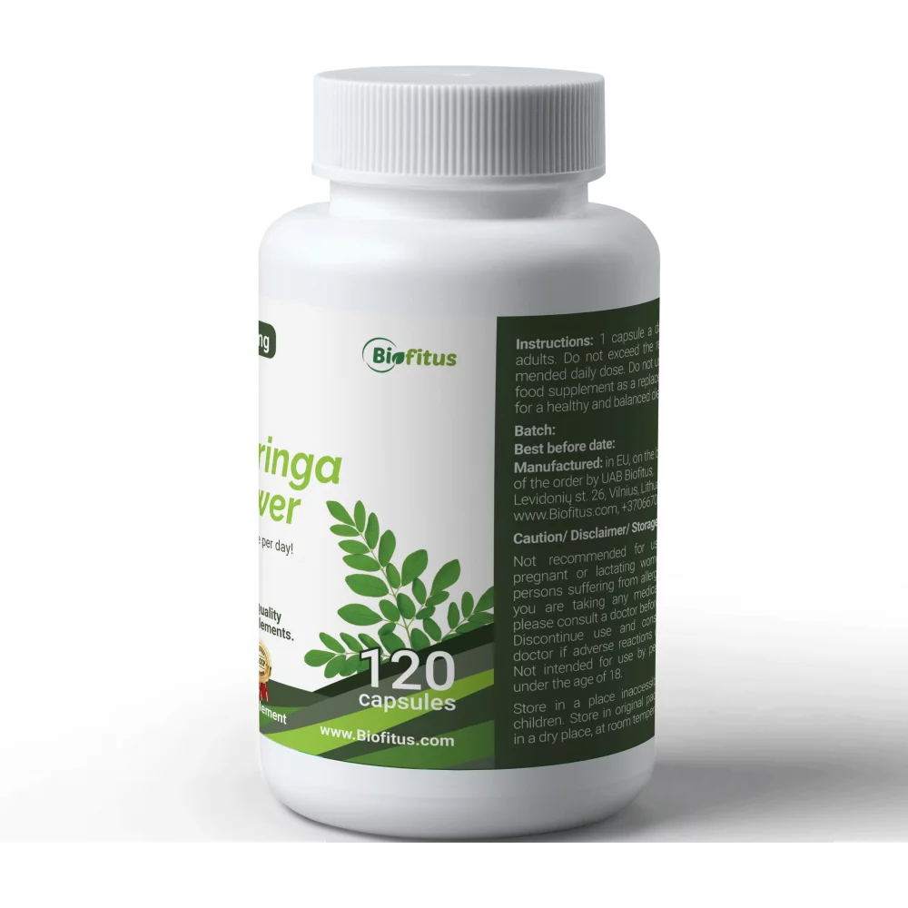 Moringa 1250 | Labākā cena par Biofitus | Biofitus
