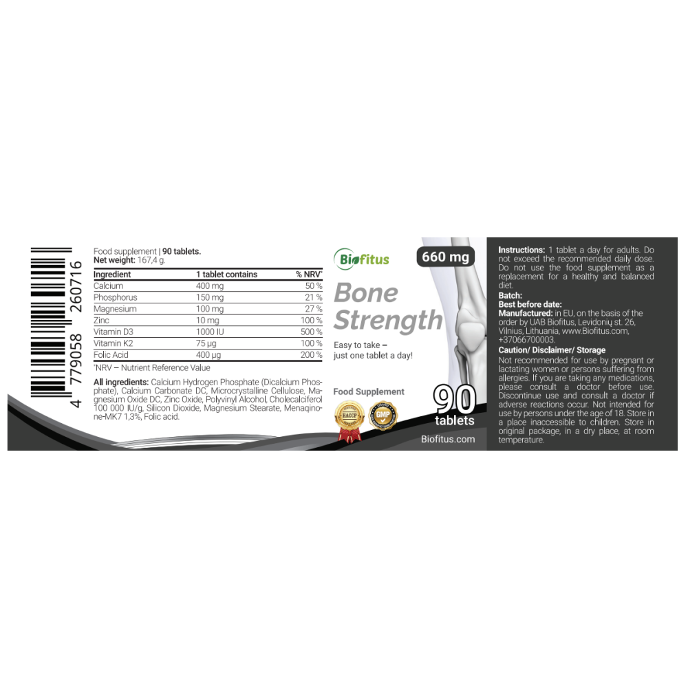 Kaulu spēks, 0€ piegāde | Biofitus